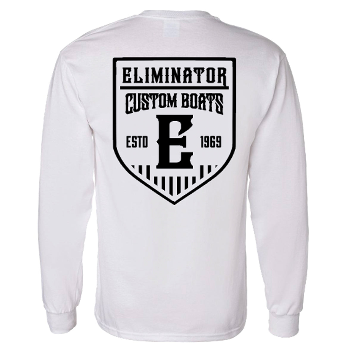 Eliminator Custom Boats Long Sleeve- White – Eliminator Boats