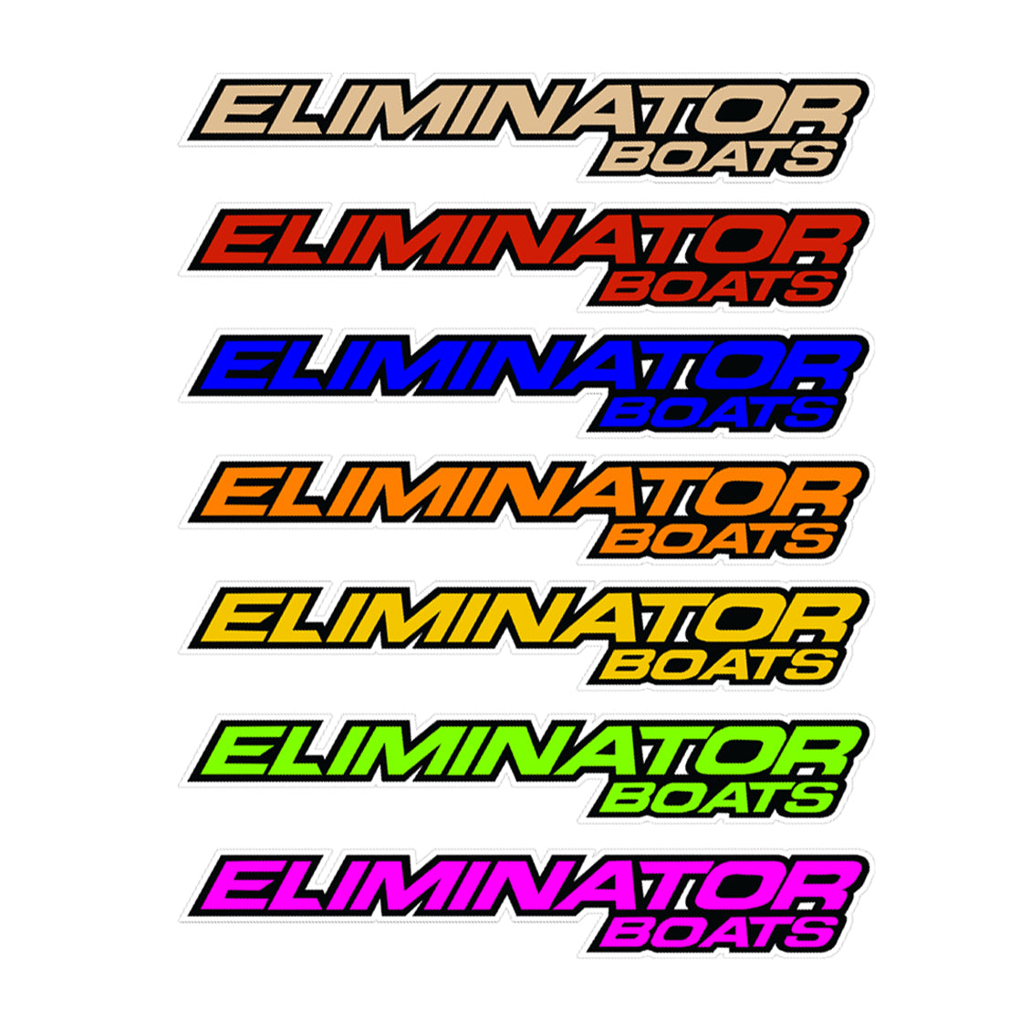 Eliminator Boats Decal